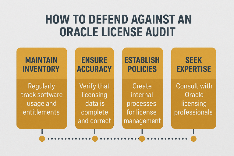 How to Defend Against an Oracle License Audit