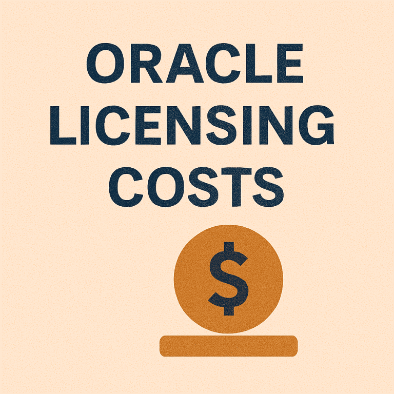 Oracle Licensing Costs