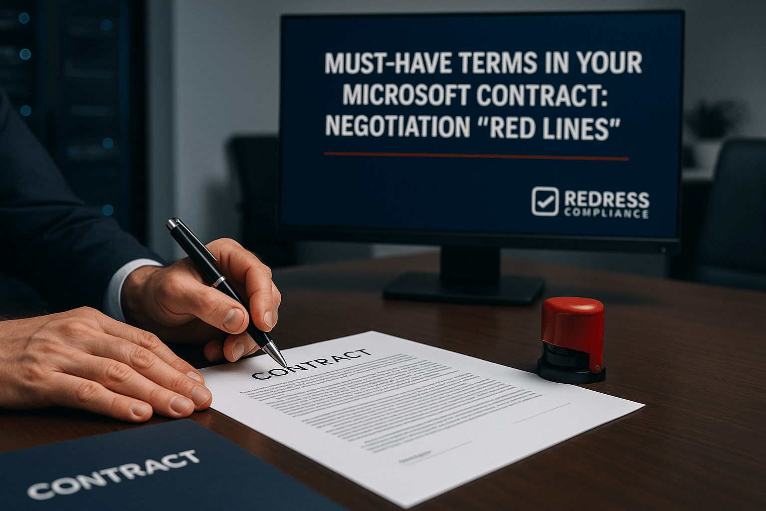 Must-Have Terms in Your Microsoft Contract: Negotiation “Red Lines”