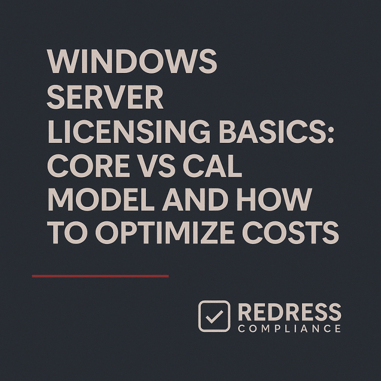 Windows Server Licensing Basics: Core vs CAL Model and How to Optimize ...